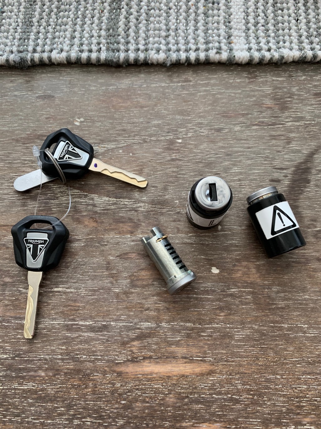 Black Expedition Pannier/Top Box Lock Barrel Set Part Number(s ...