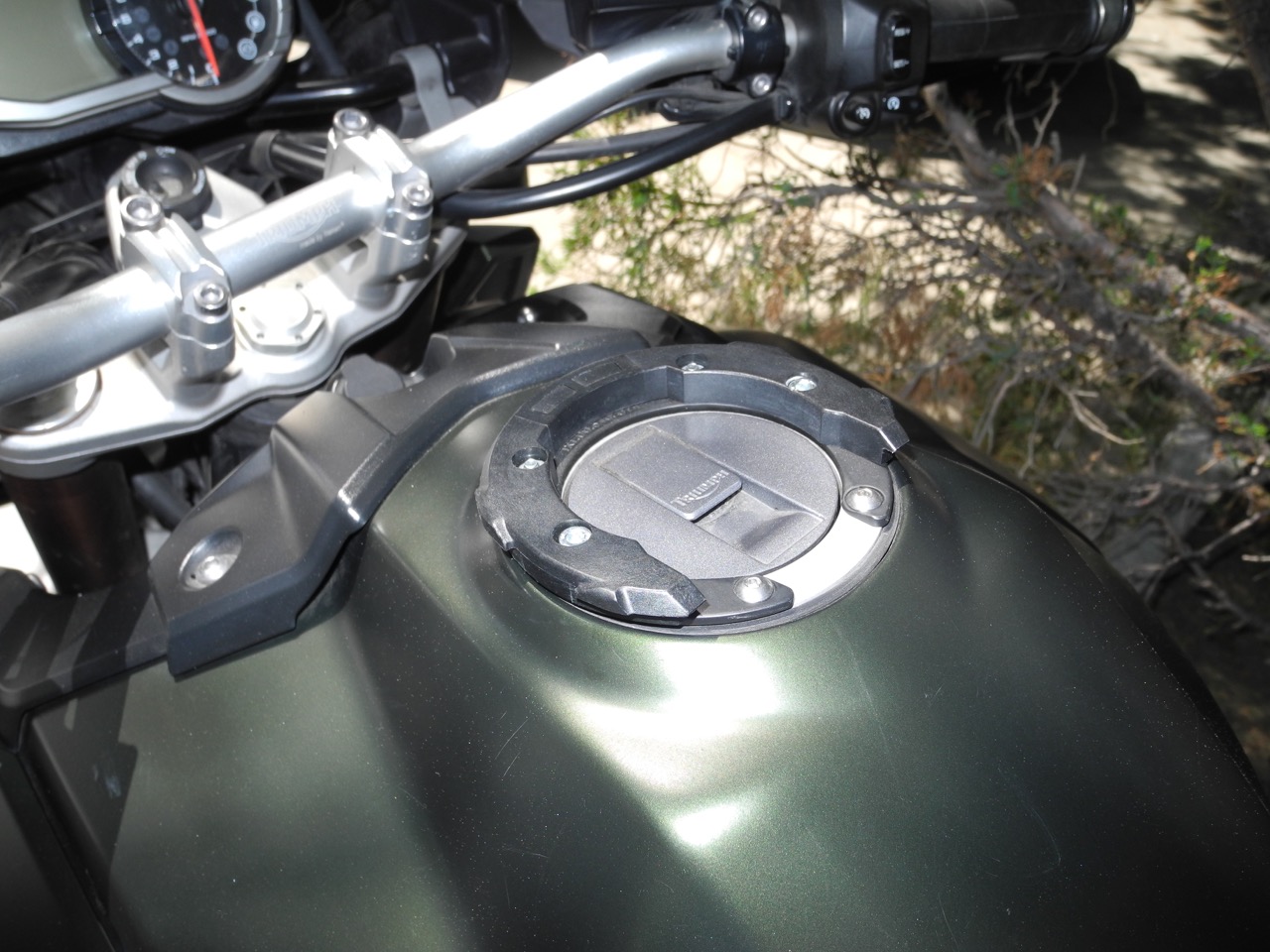 SW-Motech Engage tank bag with Gen 1 adapter ring No longer for sale ...